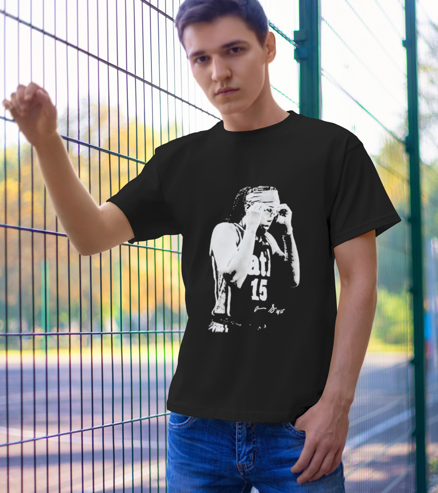 Allisha Gray Number 15 Goggles Gesture T-Shirt