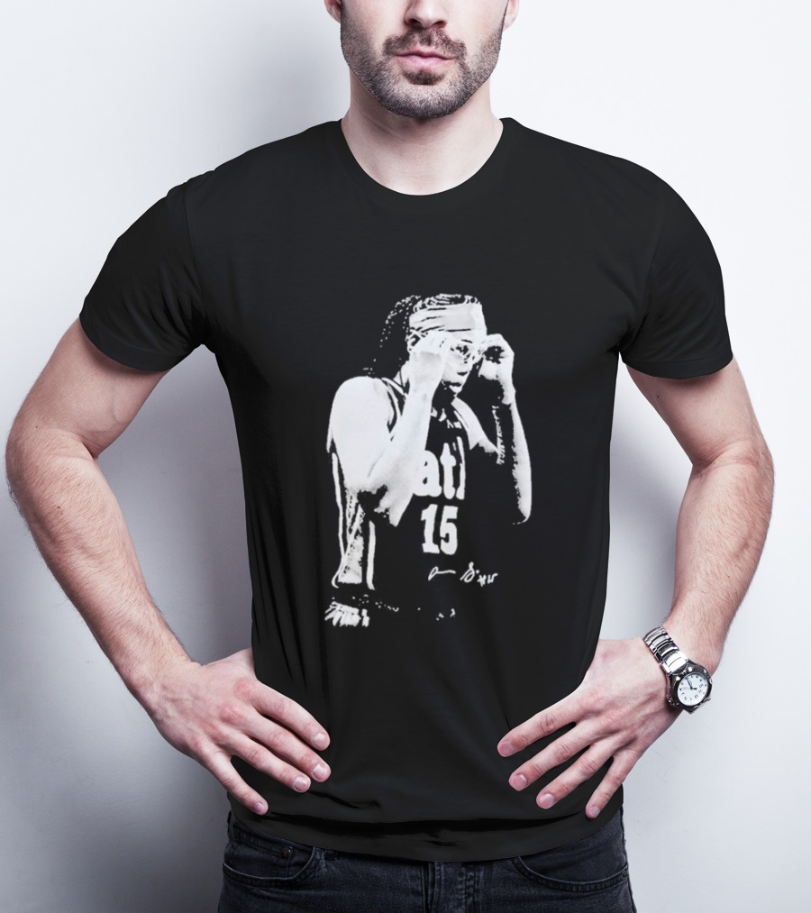 Allisha Gray Number 15 Goggles Gesture T-Shirt