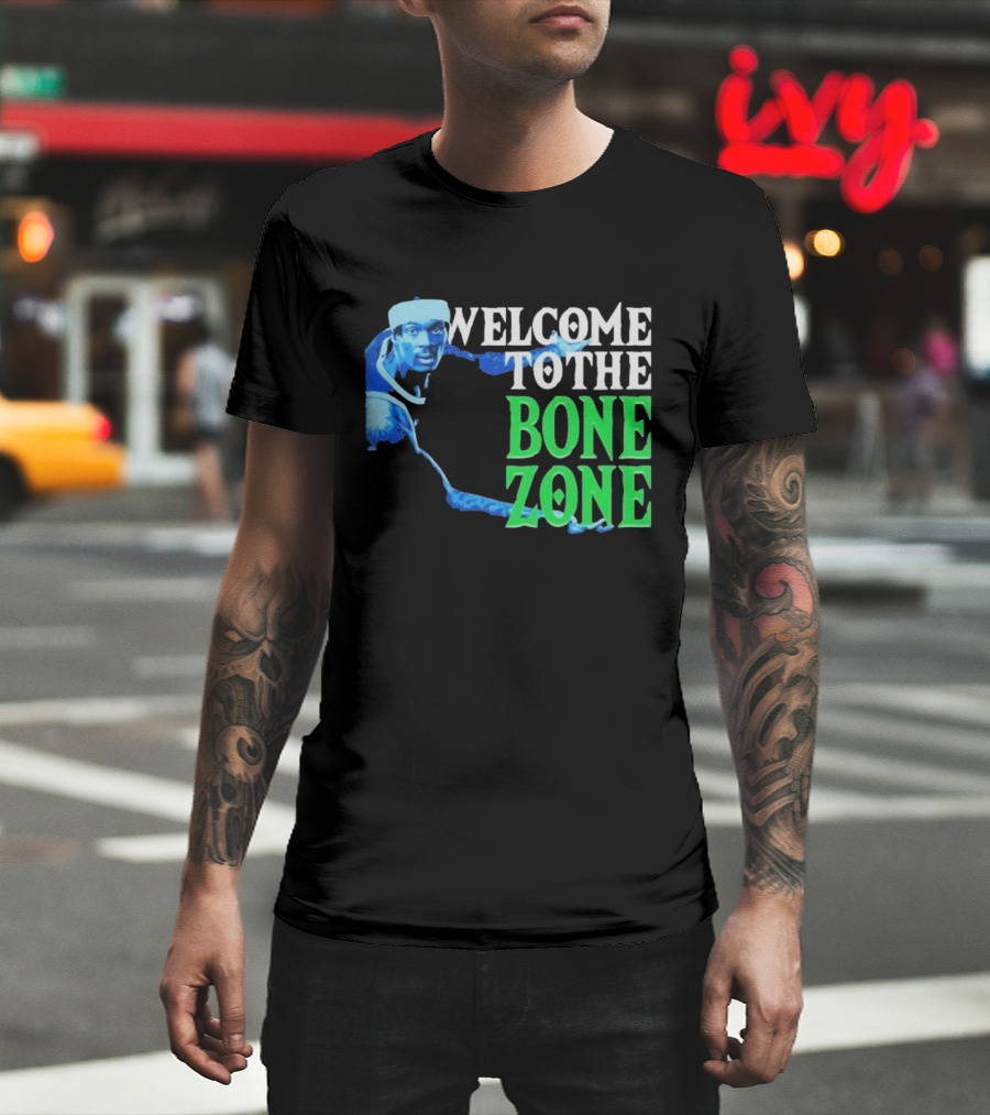 Welcome To The Bone Zone Minnesota Timberwolves Bones Hyland T-Shirt