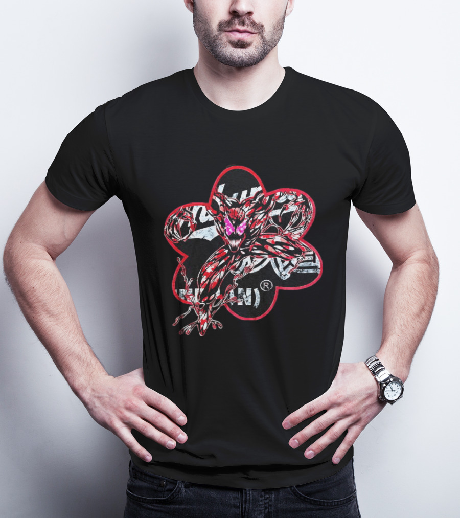 Carnage Marvel Comics Inhuman Villain Art From Inhuman Collection T-Shirt