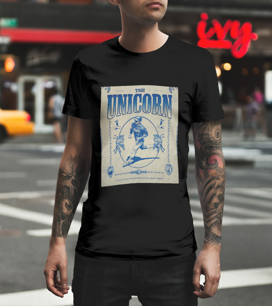 Shohei Ohtani The Unicorn Angels Dodgers Mythical Being Sports Star T-Shirt