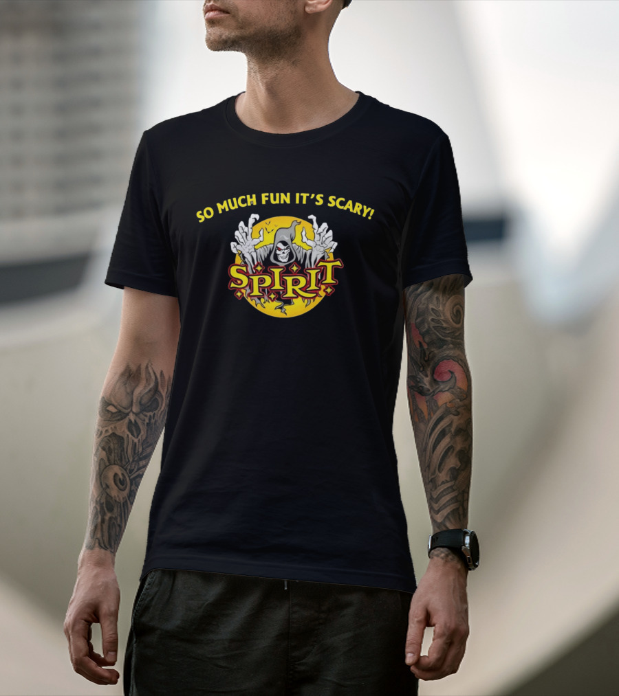 Spirit Halloween So Much Fun It's Scary Skeleton Ghost Hand T-Shirt
