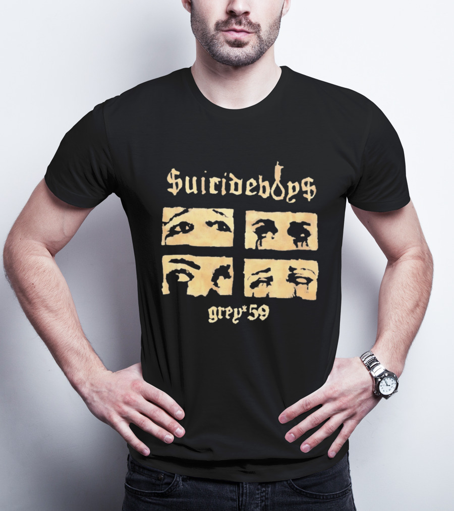 Suicideboys Grey 59 Distressed Eyebrow T-Shirt