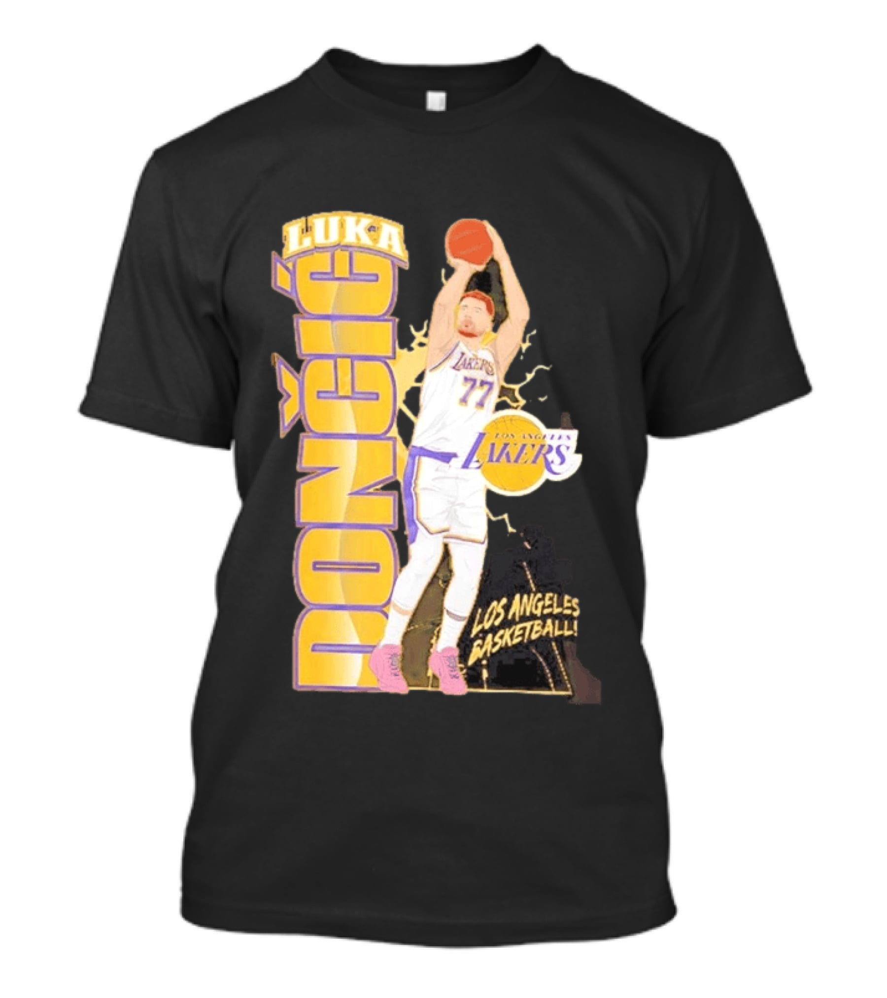 Los Angeles Lakers Luka Dončić Basketball 77 T-Shirt