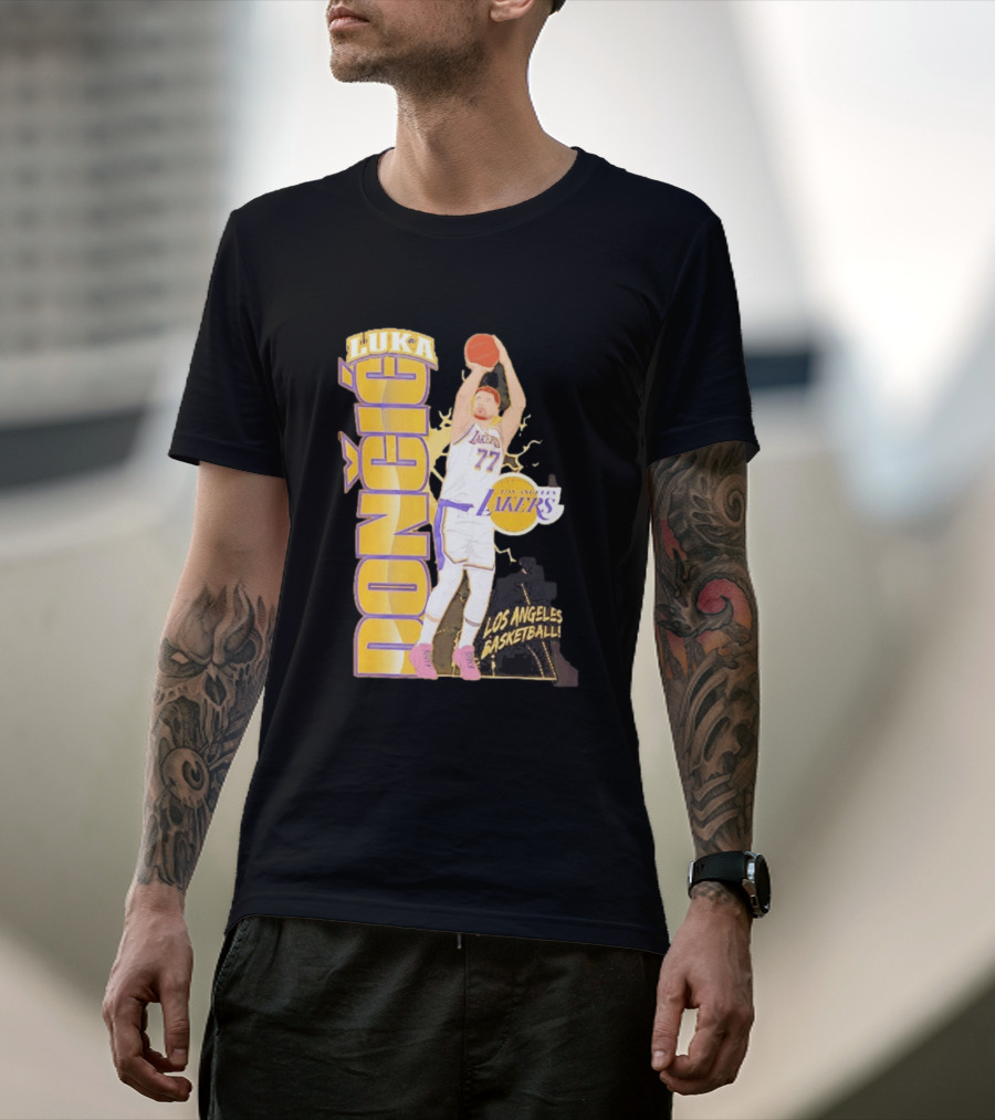 Los Angeles Lakers Luka Dončić Basketball 77 T-Shirt