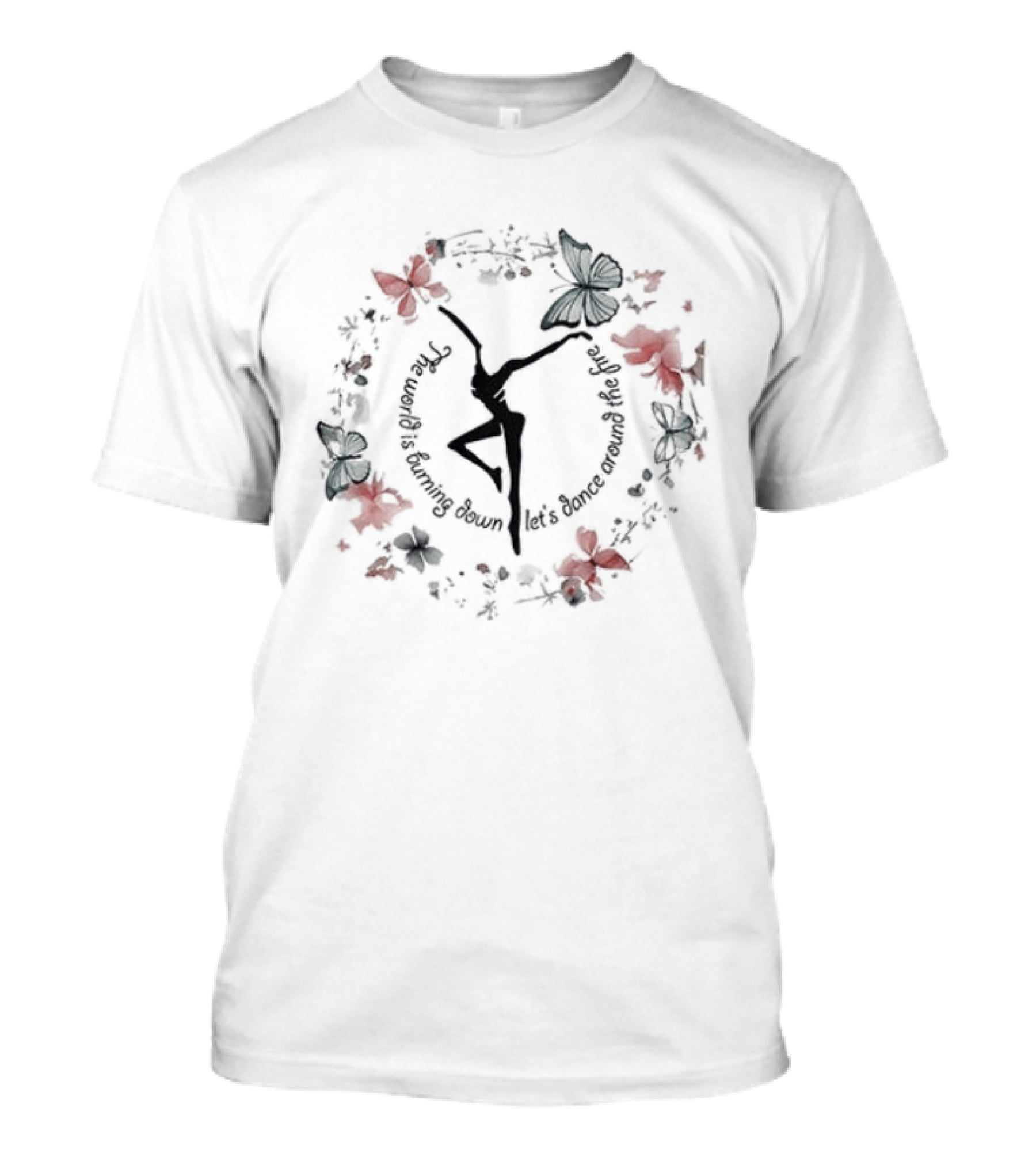 Dave Matthews Band Walk Around The Moon The World Is Burning Down Roses Dancing T-Shirt