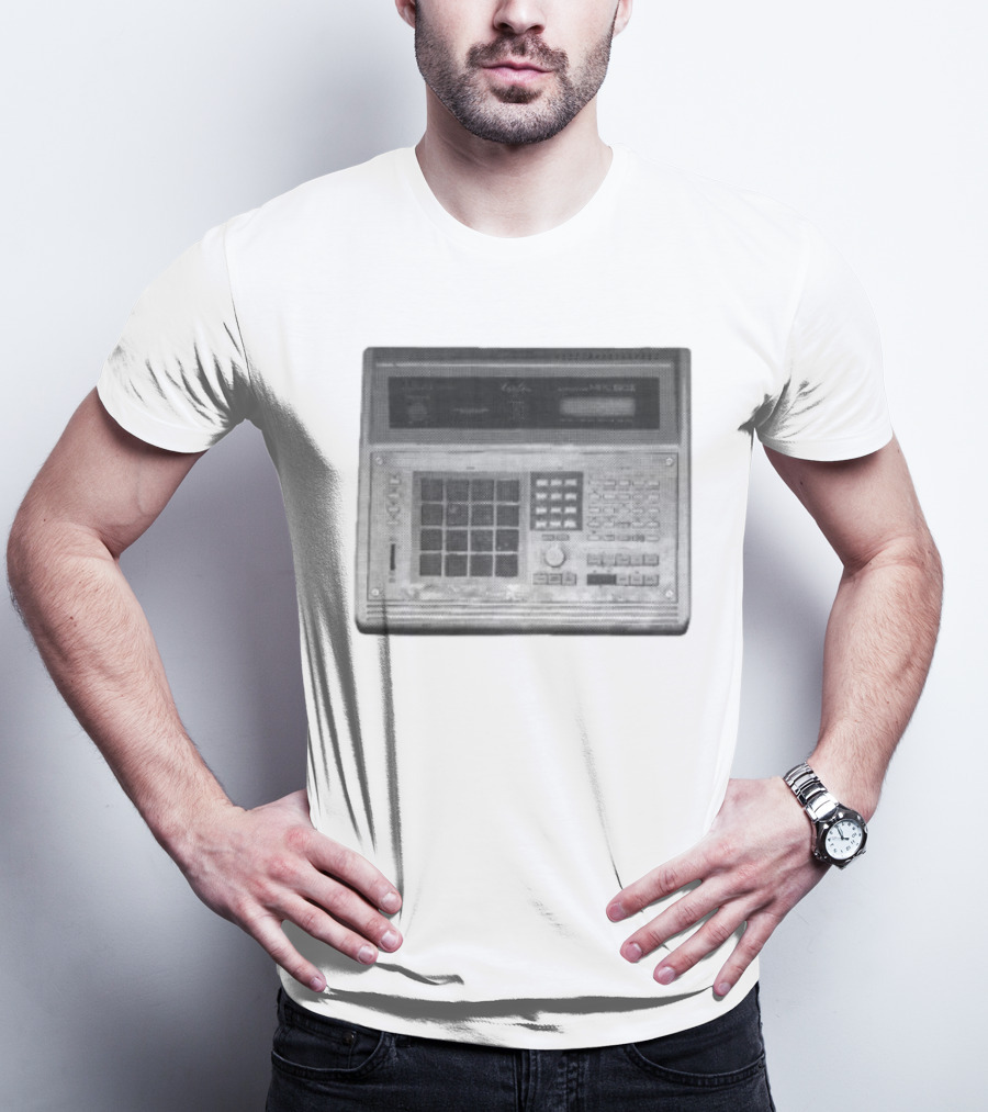 DJ Shadow Store Mo'wax Akai MPC Sequencer White T-Shirt