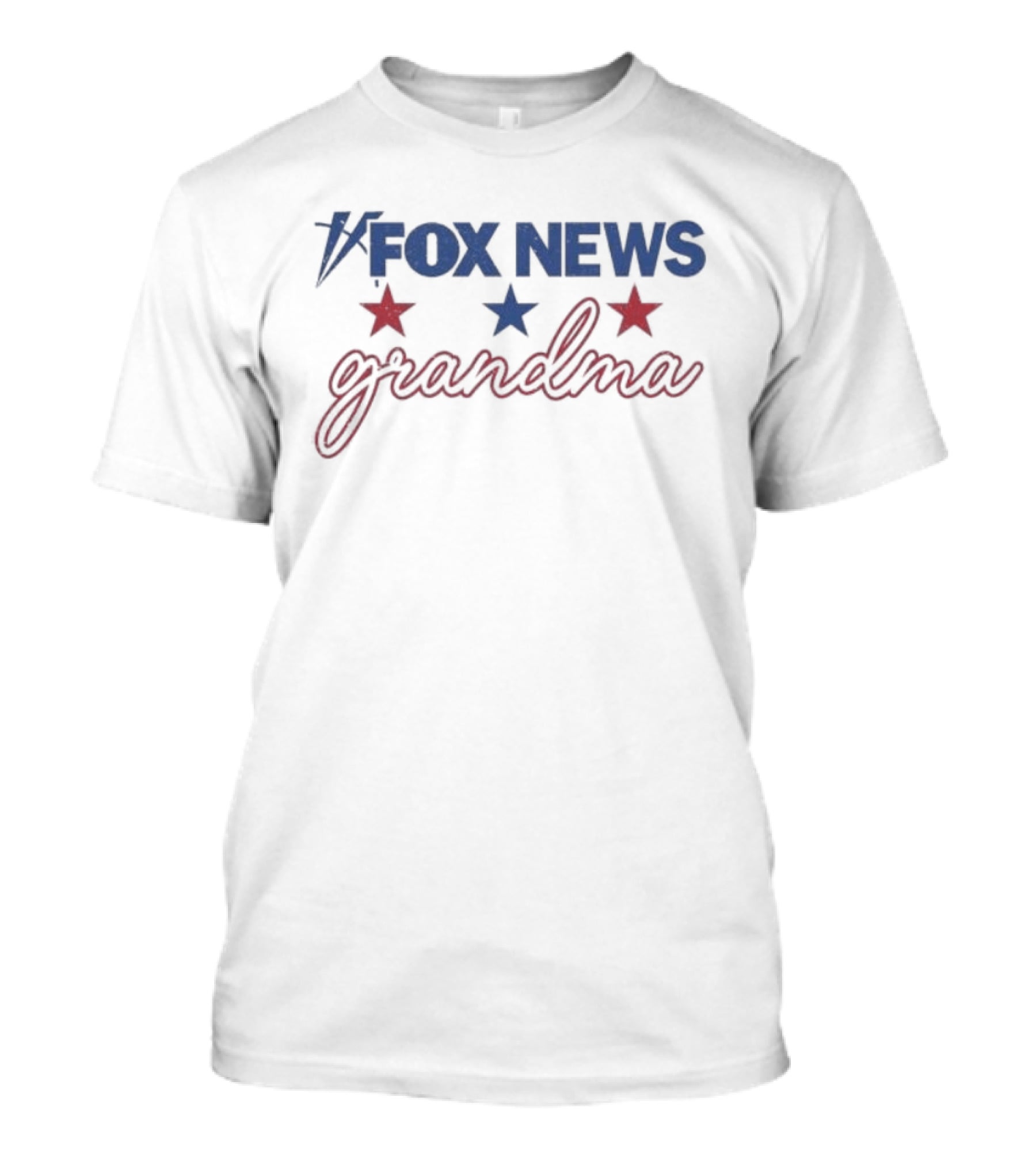 FOX News Grandma Stars Blue Red T-Shirt