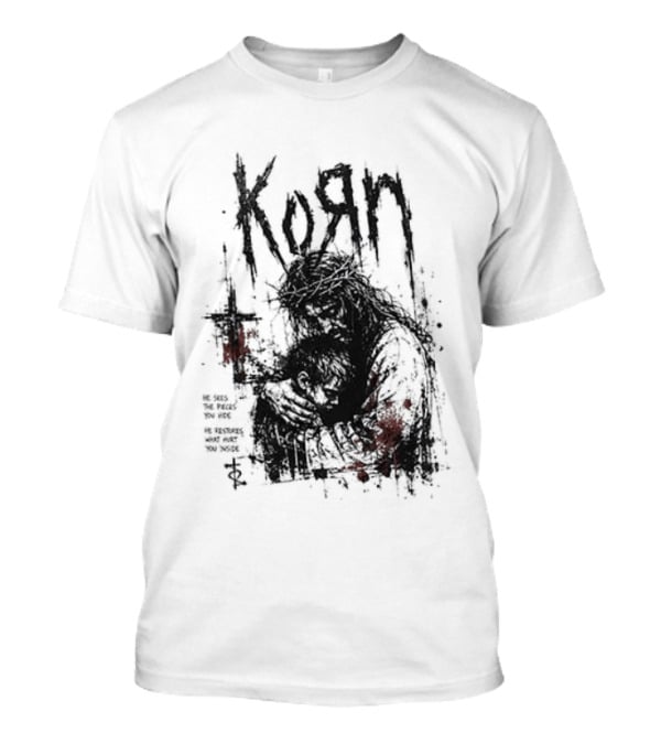 Korn Jesus Falling Apart I Found Him Jesus Put Me Together T-Shirt
