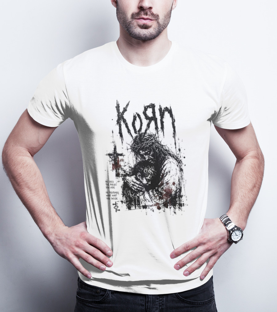 Korn Jesus Falling Apart I Found Him Jesus Put Me Together T-Shirt