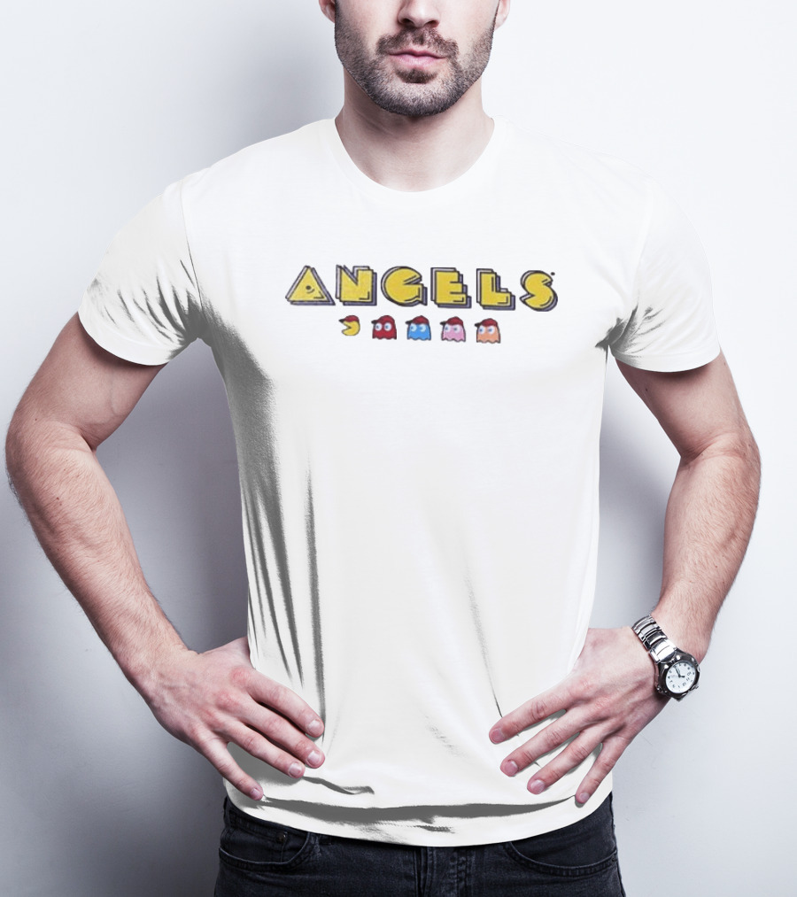 Los Angeles Angels Pac Man Ghosts Collaboration T-Shirt