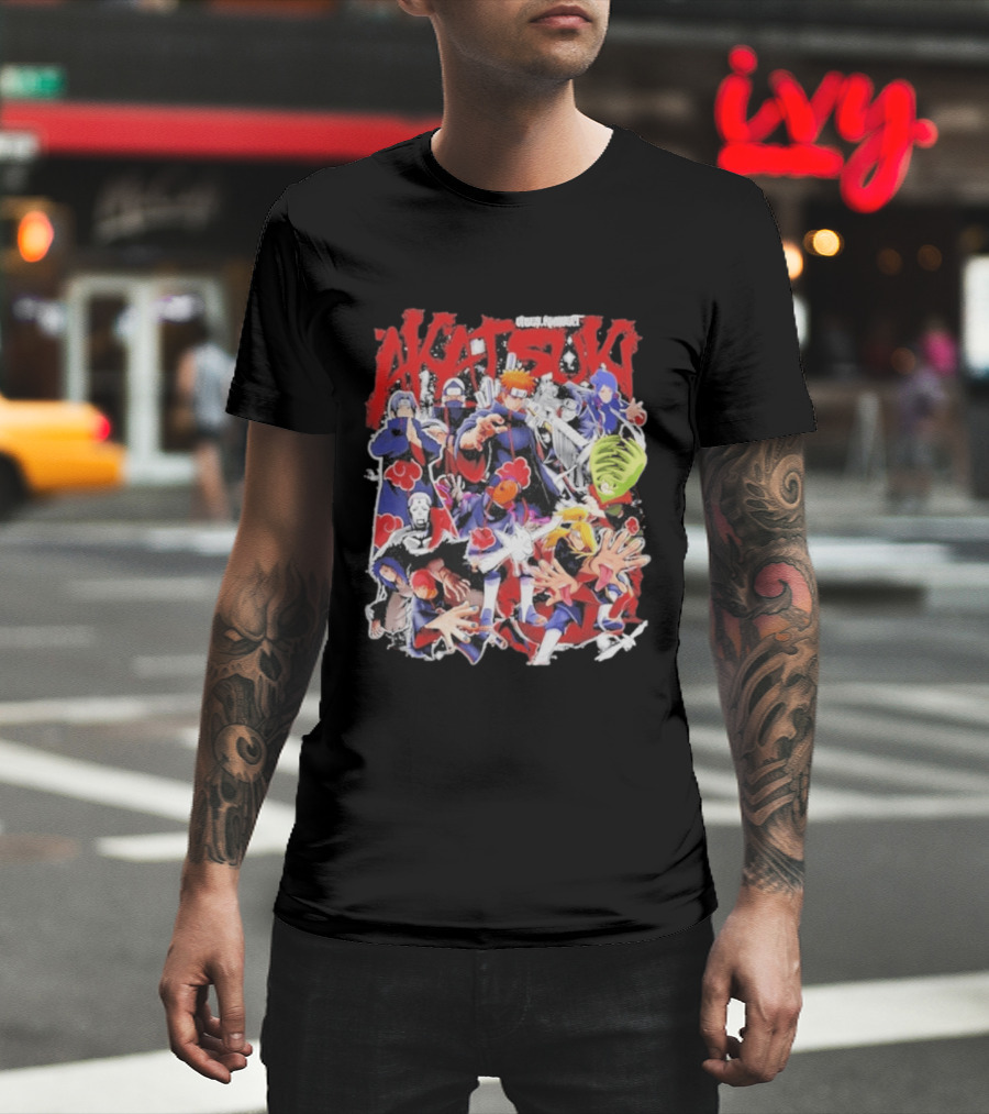 Akatsuki Vibes Konnect Naruto Anime Pain Characters Animation T-Shirt
