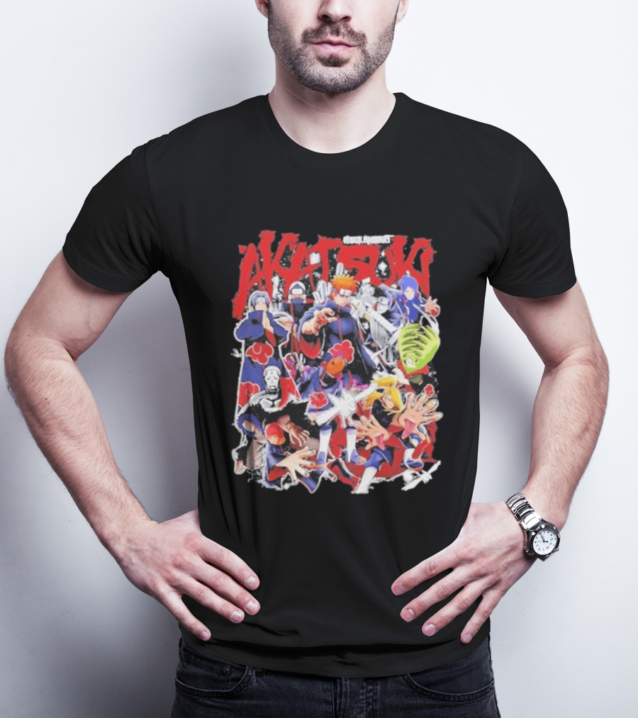 Akatsuki Vibes Konnect Naruto Anime Pain Characters Animation T-Shirt