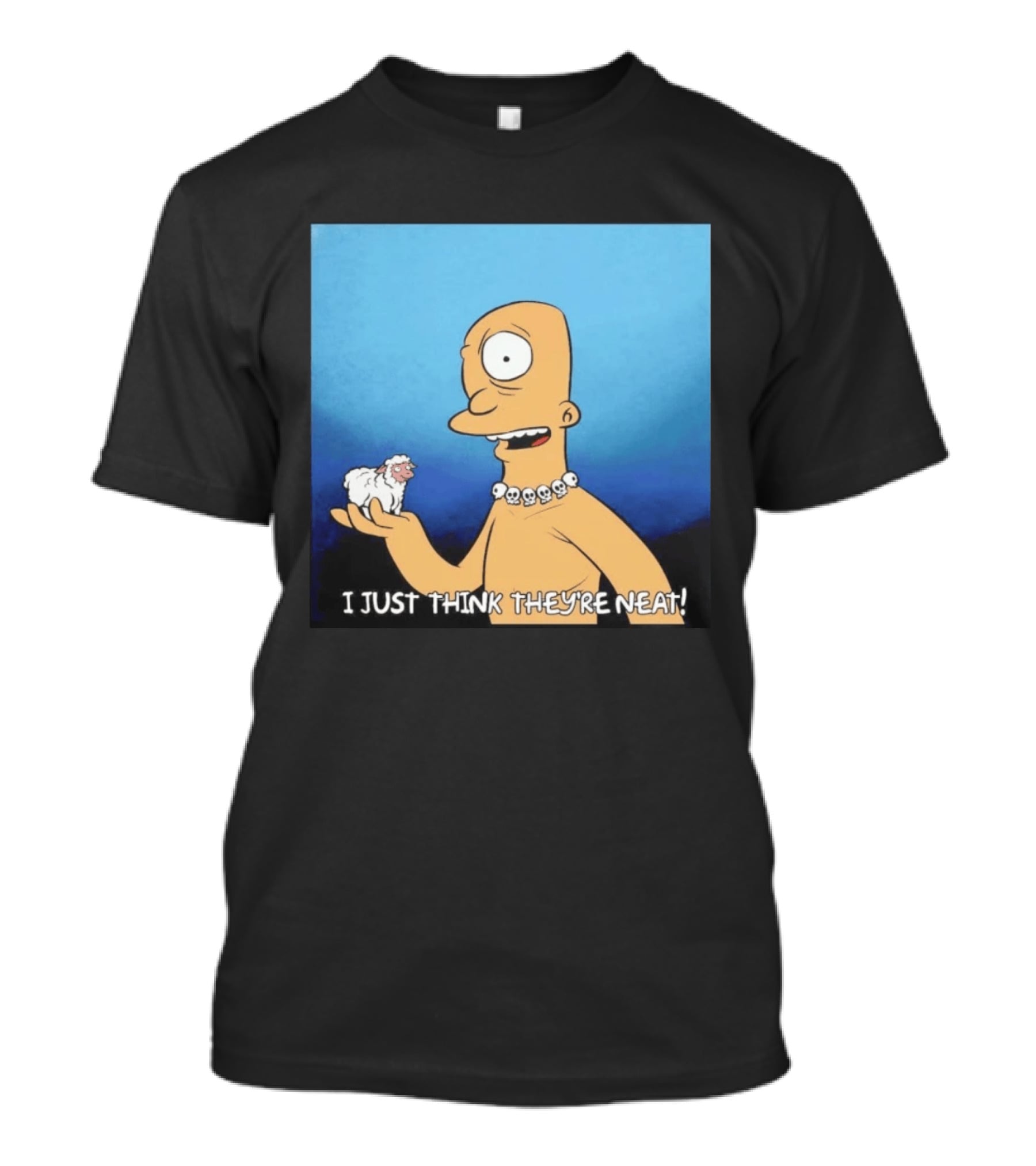 Odyssey The Cyclops I Just Think They're Neat Funny Cartoon T-Shirt