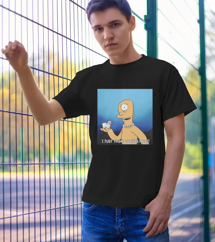 Odyssey The Cyclops I Just Think They're Neat Funny Cartoon T-Shirt