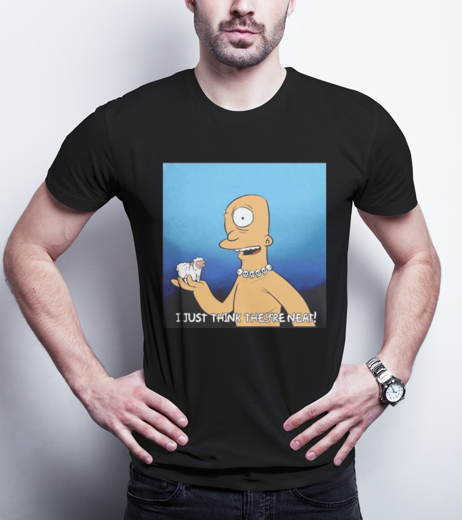 Odyssey The Cyclops I Just Think They're Neat Funny Cartoon T-Shirt