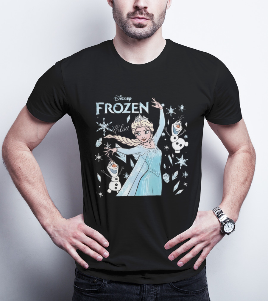 Disney Frozen Elsa Olaf Snow Queen T-Shirt