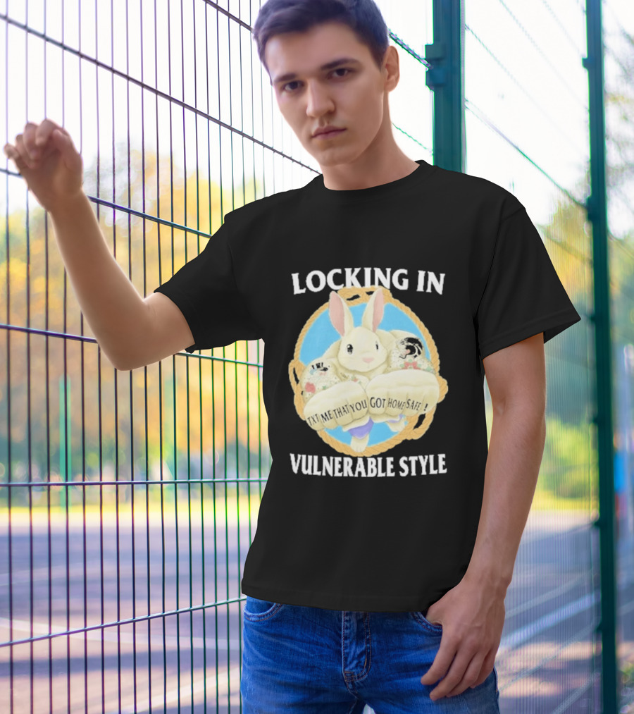 Locking In Vulnerable Style Rabbit T-Shirt