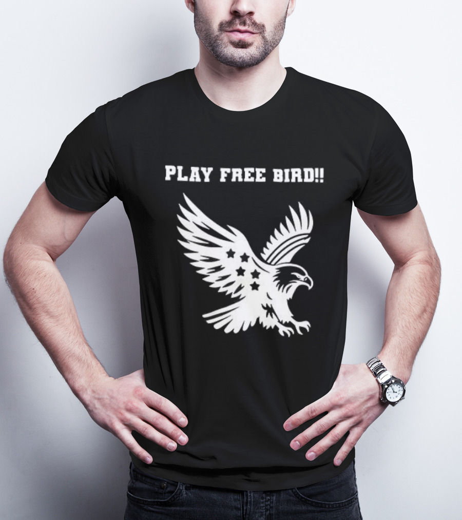 Play Free Bird Eagle Skynyrd Supremacist T-Shirt
