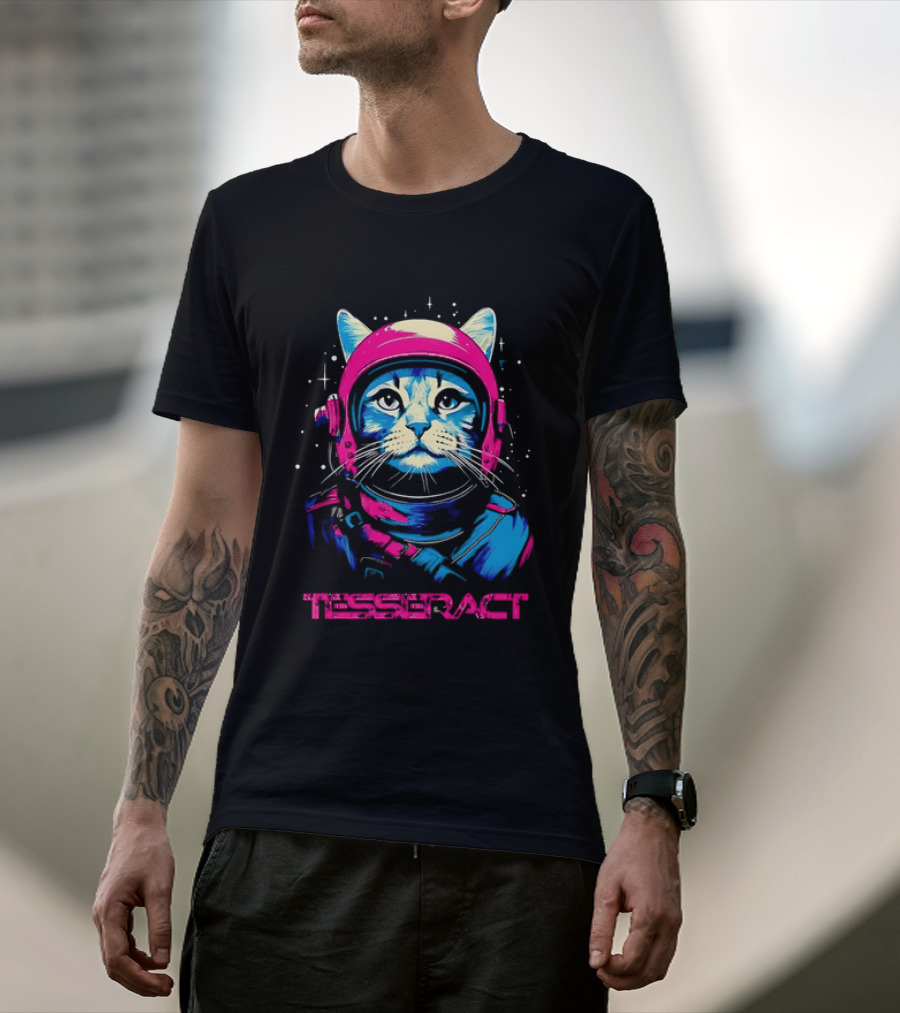 TesseracT Cosmic Cat Astronaut T-Shirt