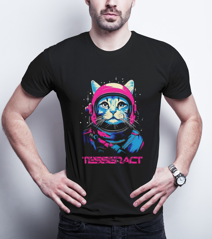 TesseracT Cosmic Cat Astronaut T-Shirt
