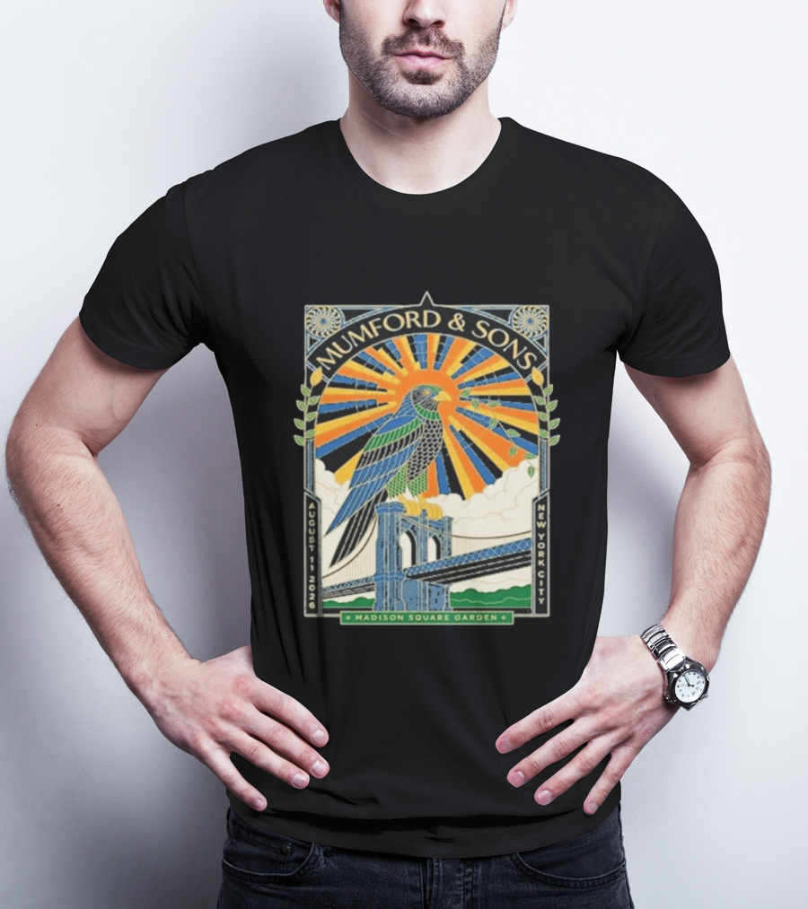 Mumford & Sons Madison Square Garden New York City August 11 2026 Event T-Shirt