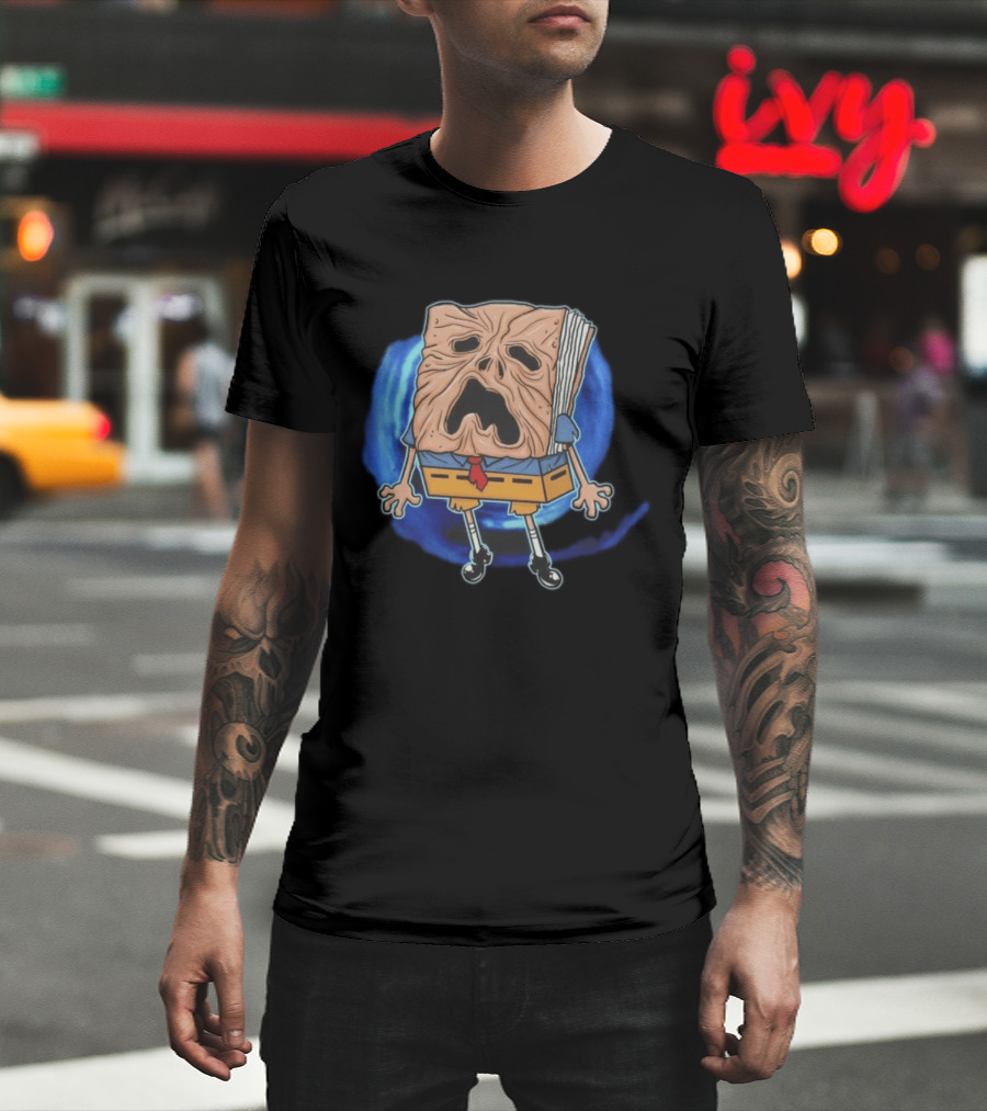 SpongeBob Necronomicon Mashup NecronomiBob T-Shirt
