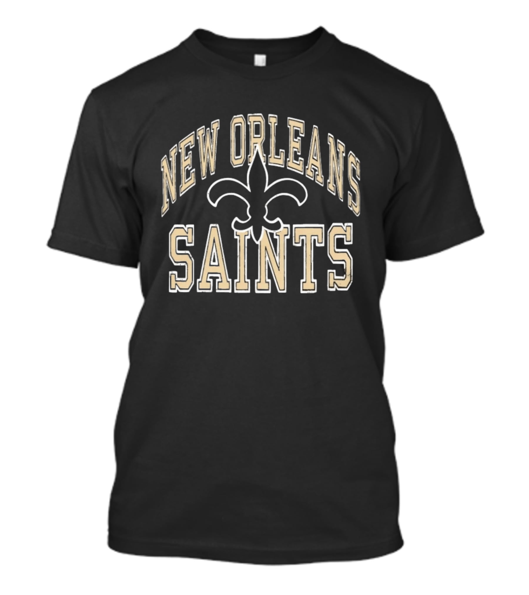 New Orleans Saints Fleur De Lis Football T-Shirt