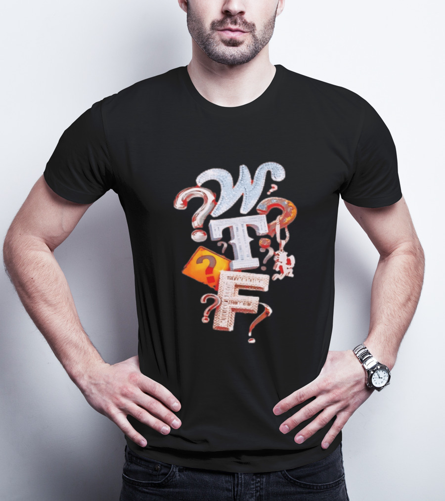 WTF Hatchetman ICP Insane Clown Posse Question Marks T-Shirt