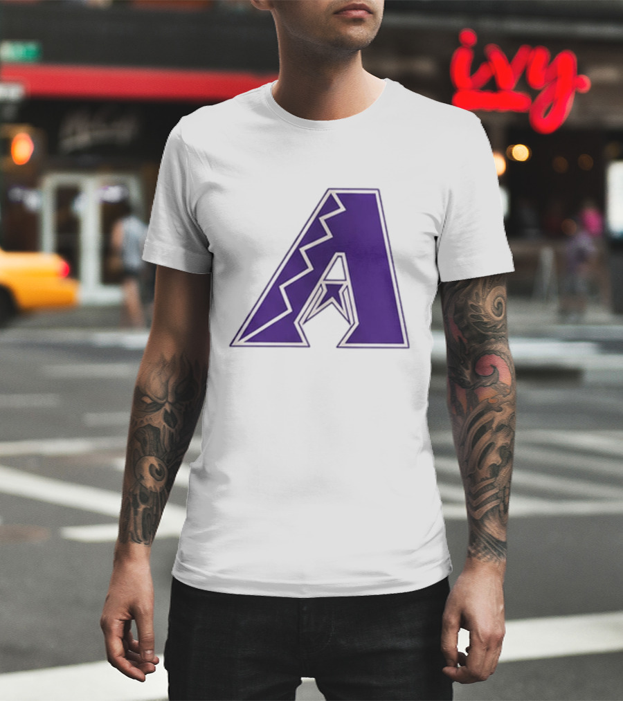 2026 Arizona Diamondbacks GCU Jersey Giveaway Purple "A" T-Shirt