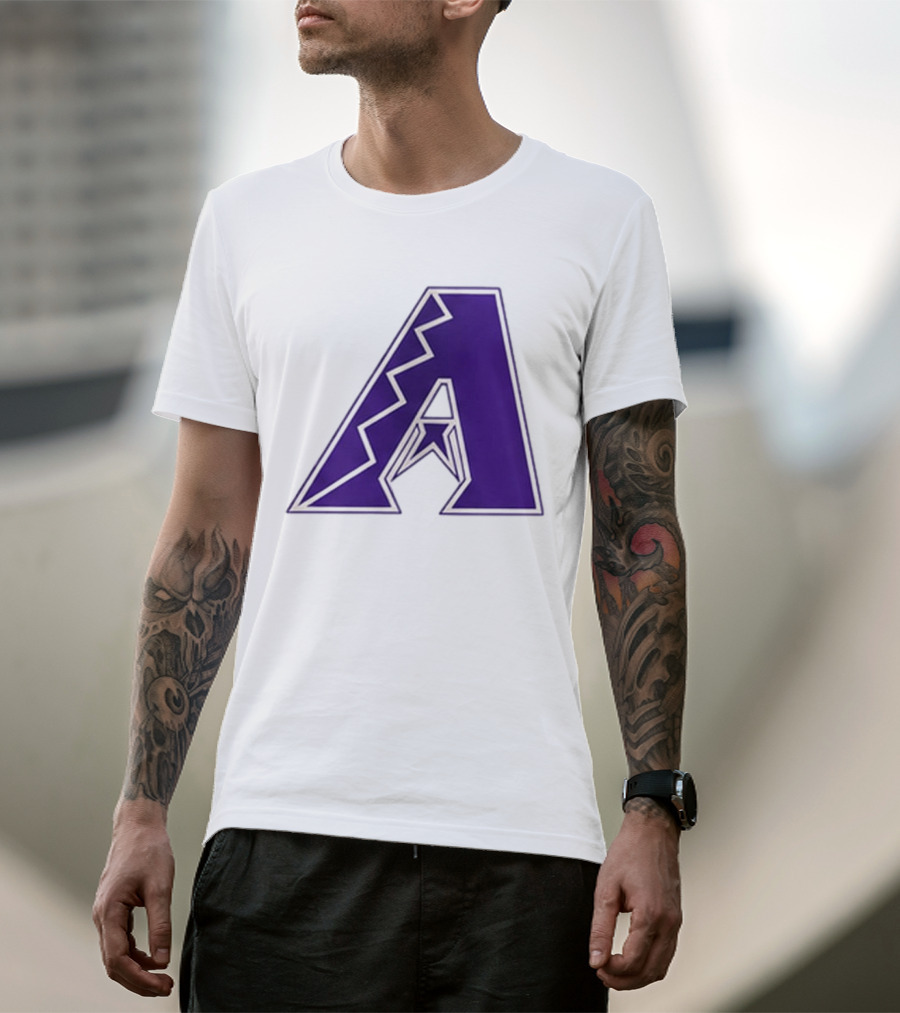 2026 Arizona Diamondbacks GCU Jersey Giveaway Purple "A" T-Shirt
