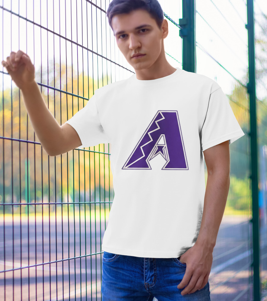 2026 Arizona Diamondbacks GCU Jersey Giveaway Purple "A" T-Shirt