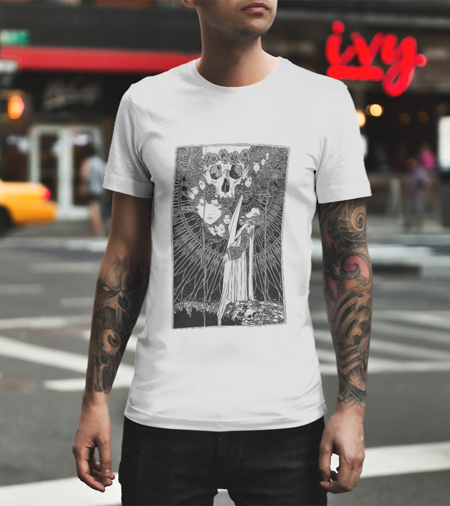 Alcest Kodama Album Art Black And White T-Shirt