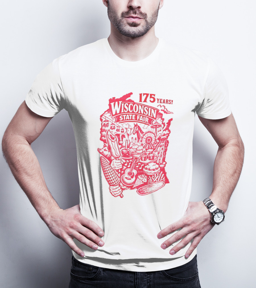 Wisconsin State Fair 175 Years Celebration T-Shirt