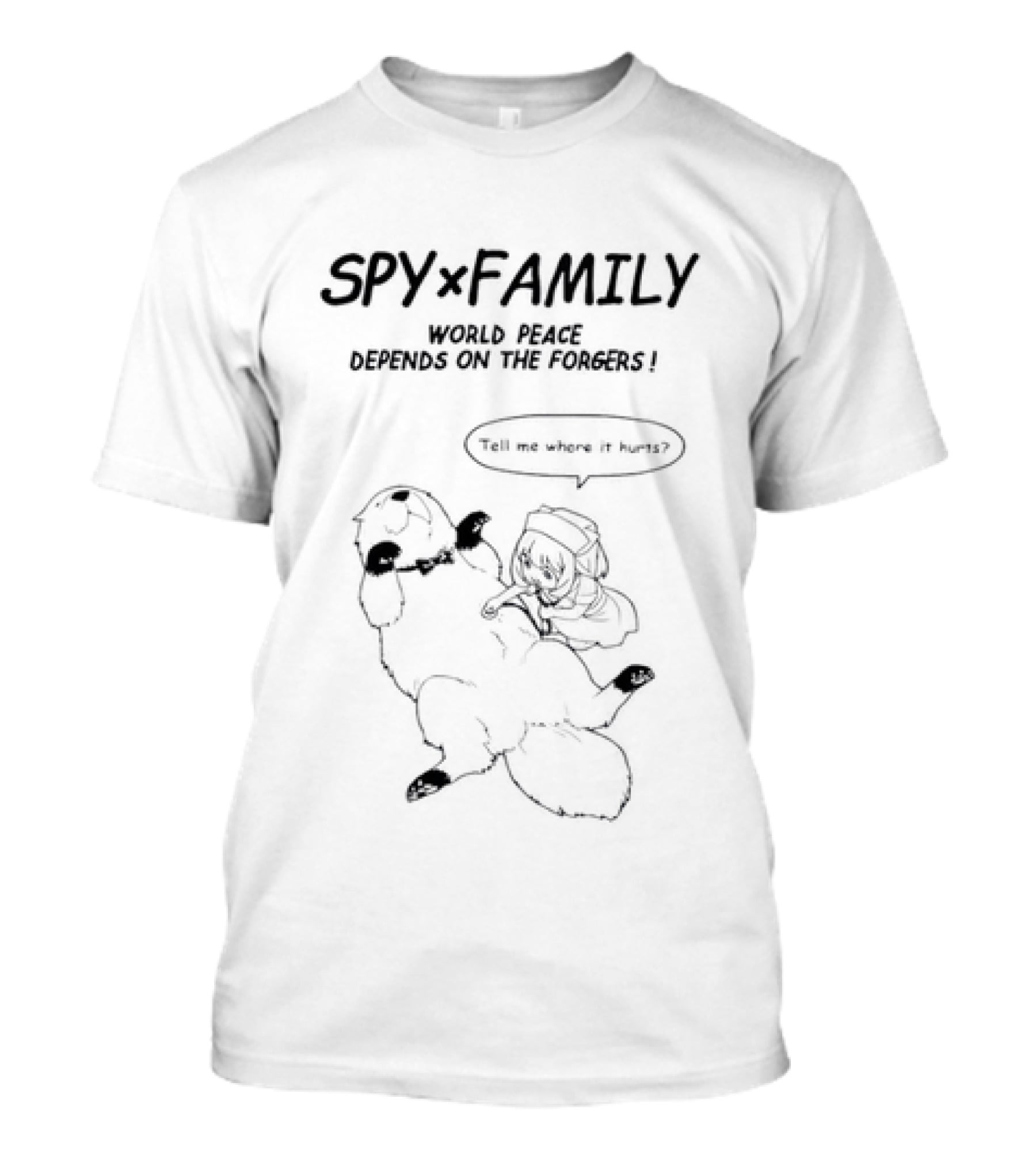 Spy X Family Anya And Bond World Peace Depends On The Forgers T-Shirt