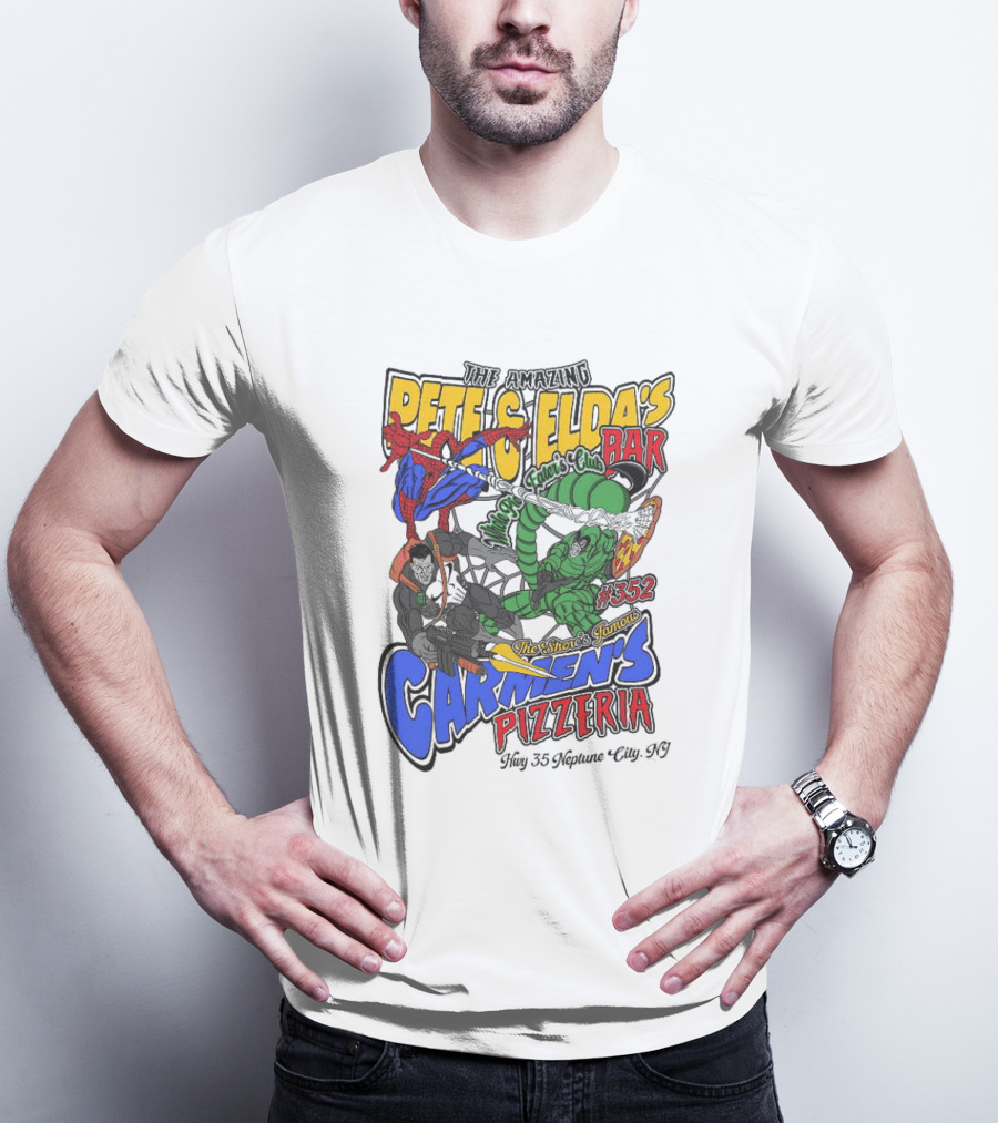 The Amazing Pete And Elda’s The Shore’s Famous Carmen’s Pizzeria T-Shirt