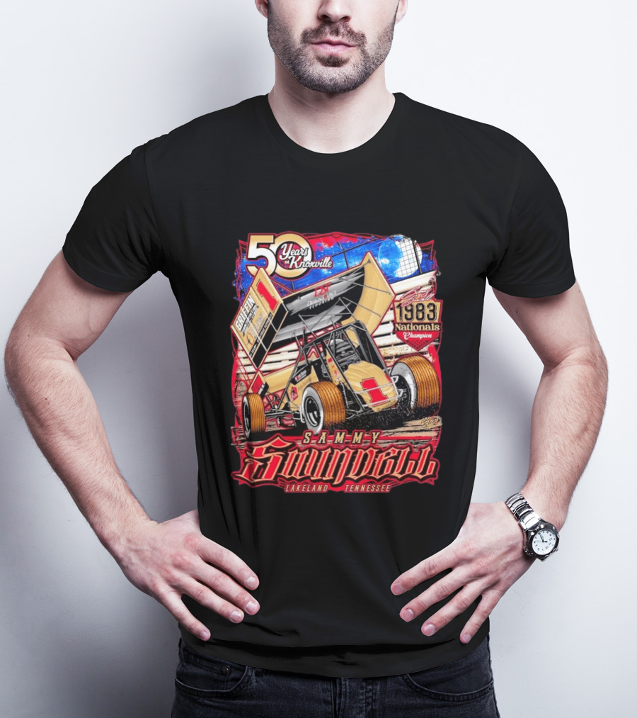 50 Years At Knoxville Sammy Swindell Sprint Car 1983 Nationals Champion Lakeland Tennessee T-Shirt