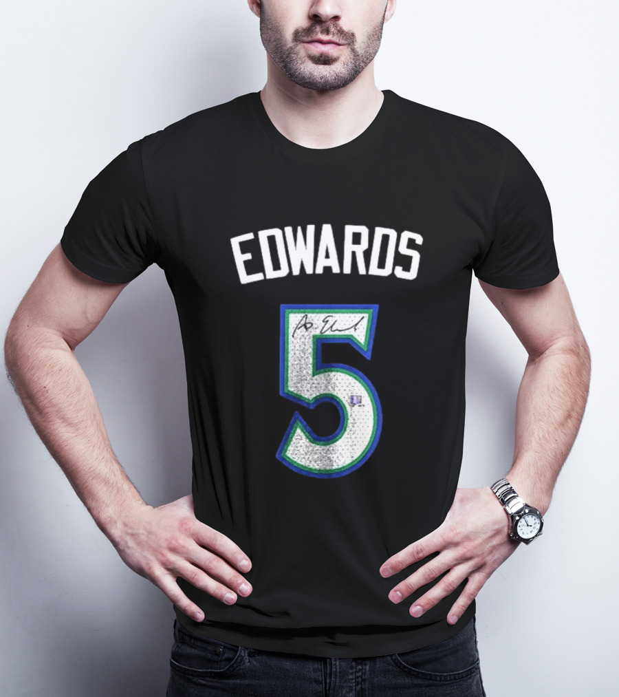 Edwards 5 Signature Basketball Fan Gear T-Shirt
