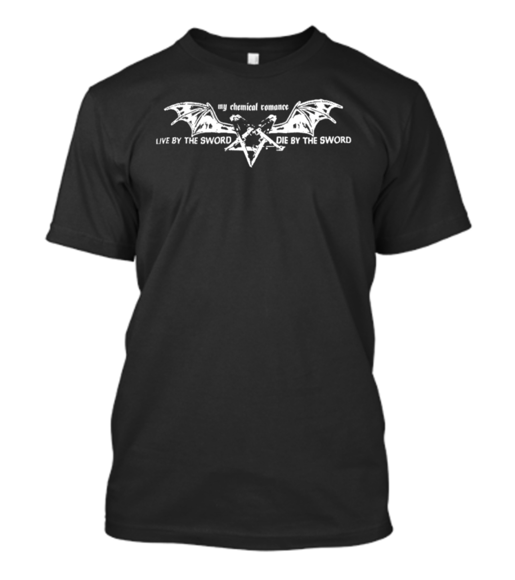 My Chemical Romance Live By The Sword Die By The Sword Star And Wings T-Shirt