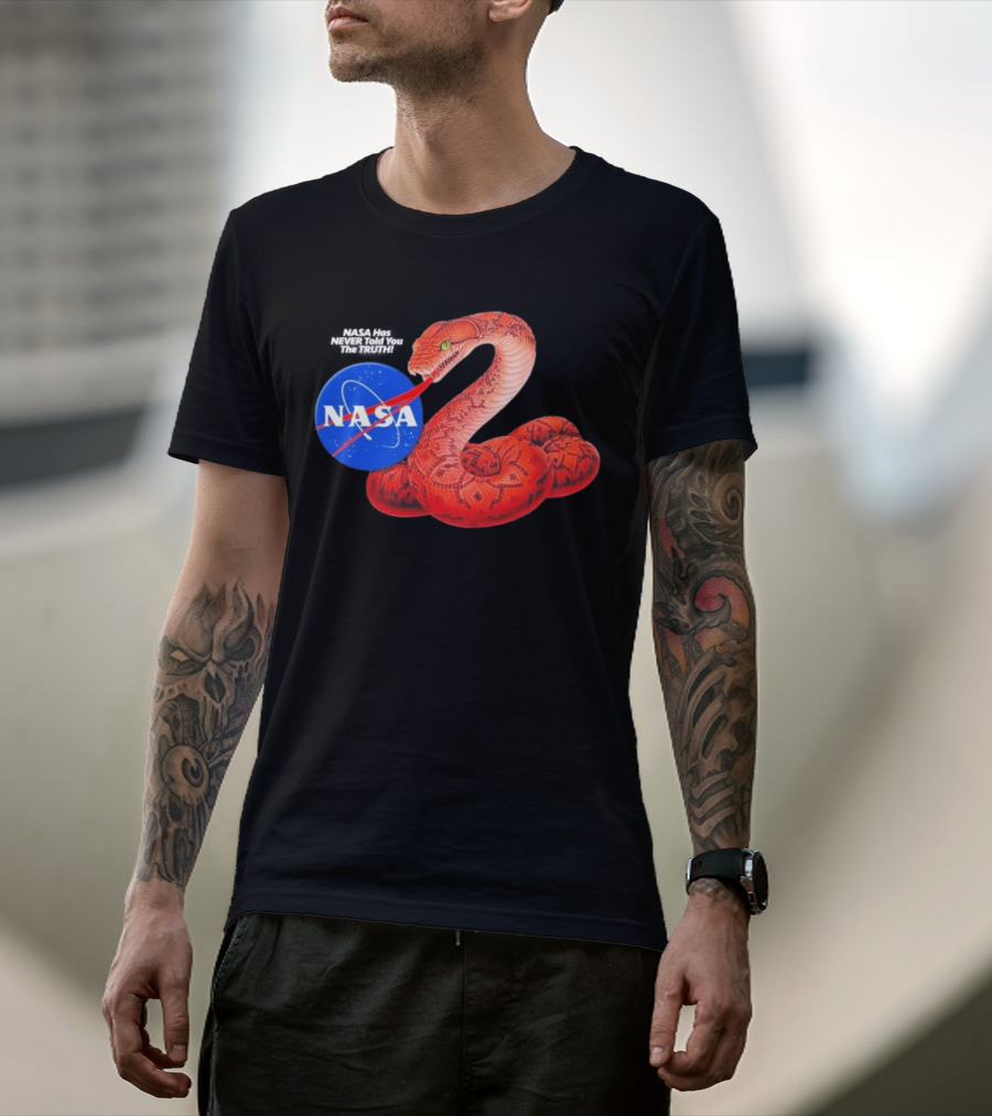 NASA Never Told You The Truth Snake Conspiracy T-Shirt