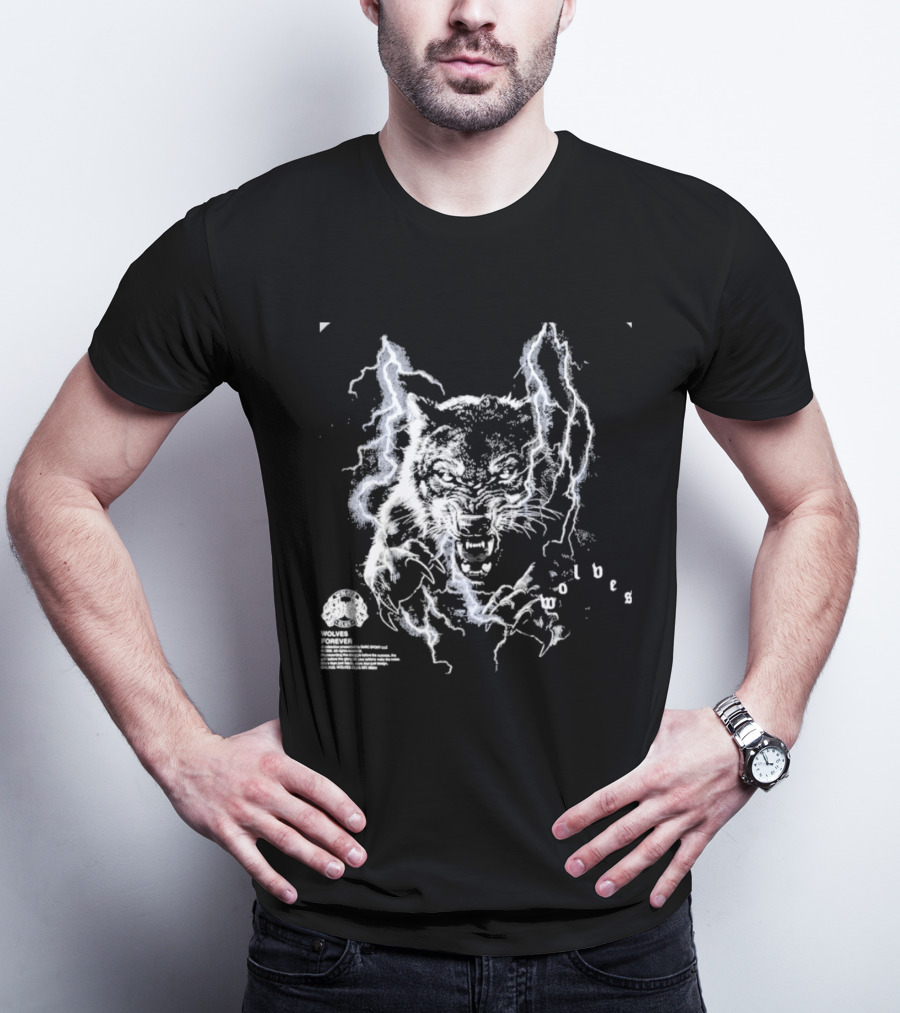 Darcsport Wolves Club Electric Lightning Wolf T-Shirt
