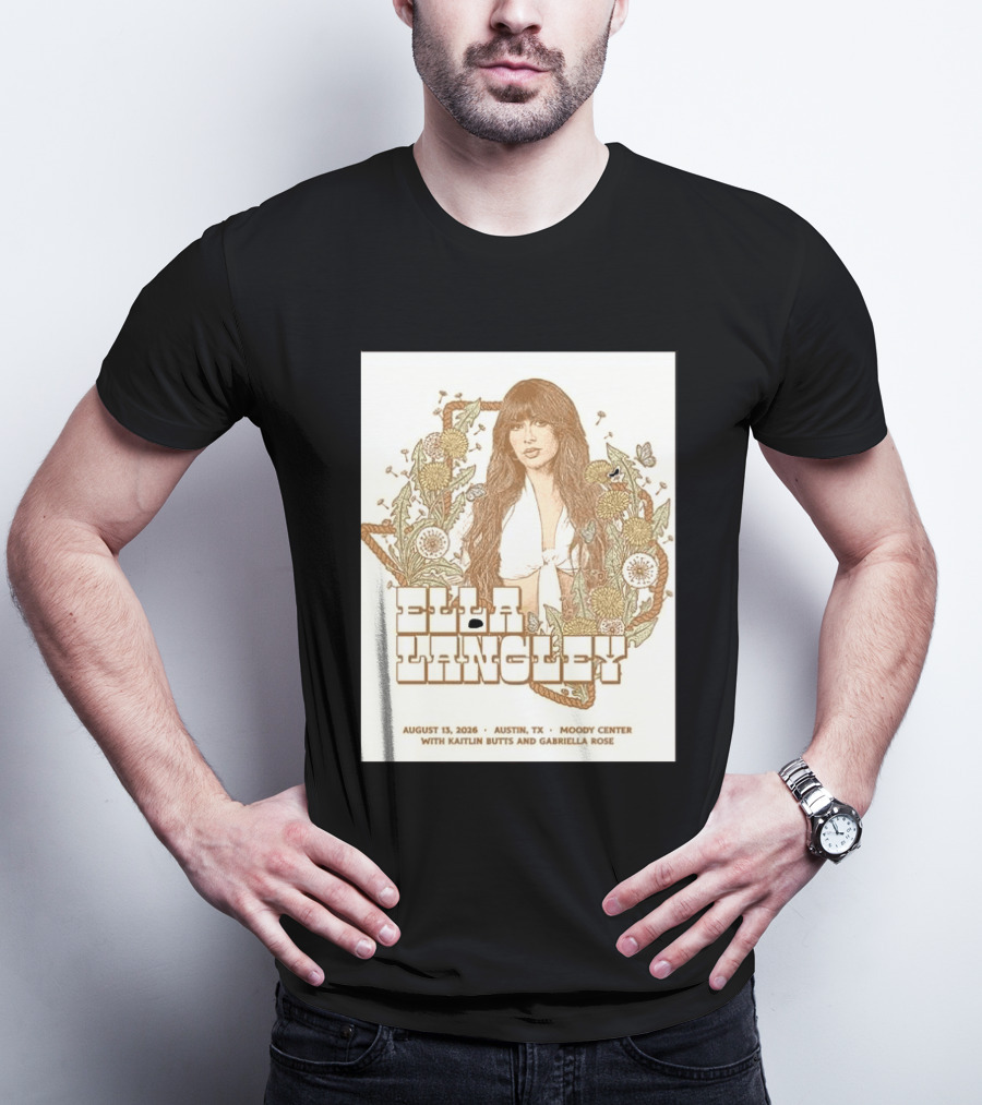 Ella Langley Moody Center Austin August 13 2026 With Kaitlin Butts And Gabriella Rose T-Shirt