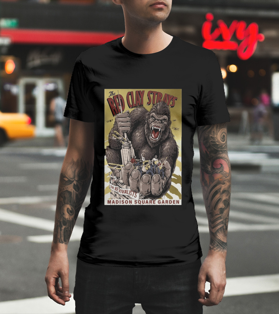 The Red Clay Strays The Revivalists Madison Square Garden New York August 09 2026 Concert T-Shirt