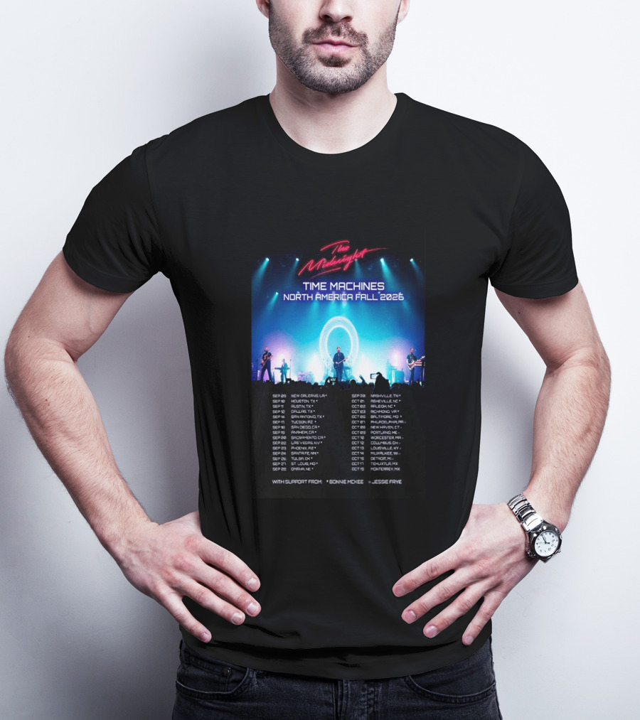 The Midnight Time Machines Tour North America Fall 2026 T-Shirt