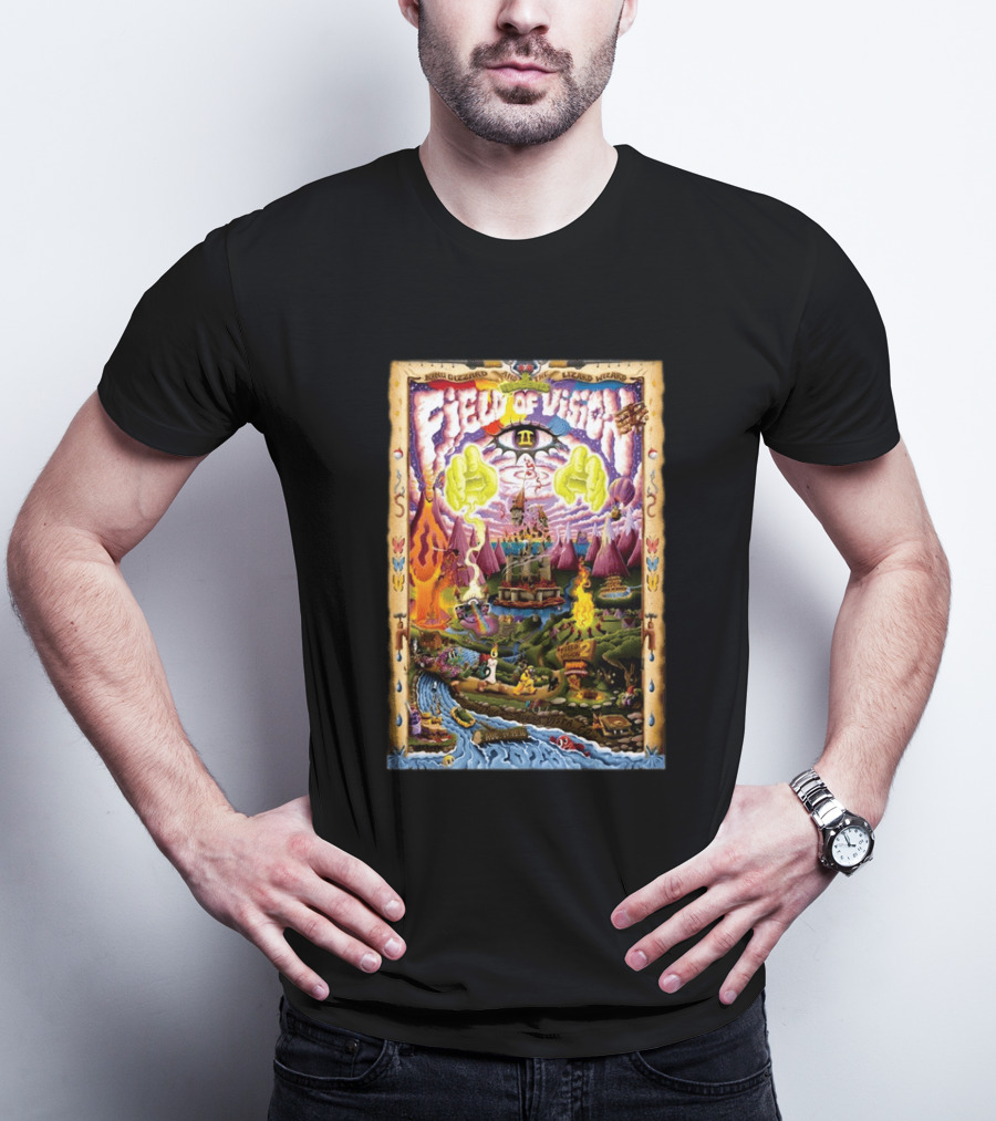 King Gizzard And The Lizard Wizard Field Of Vision II Meadow Creek Buena Vista CO Aug 14 16 2026 T-Shirt