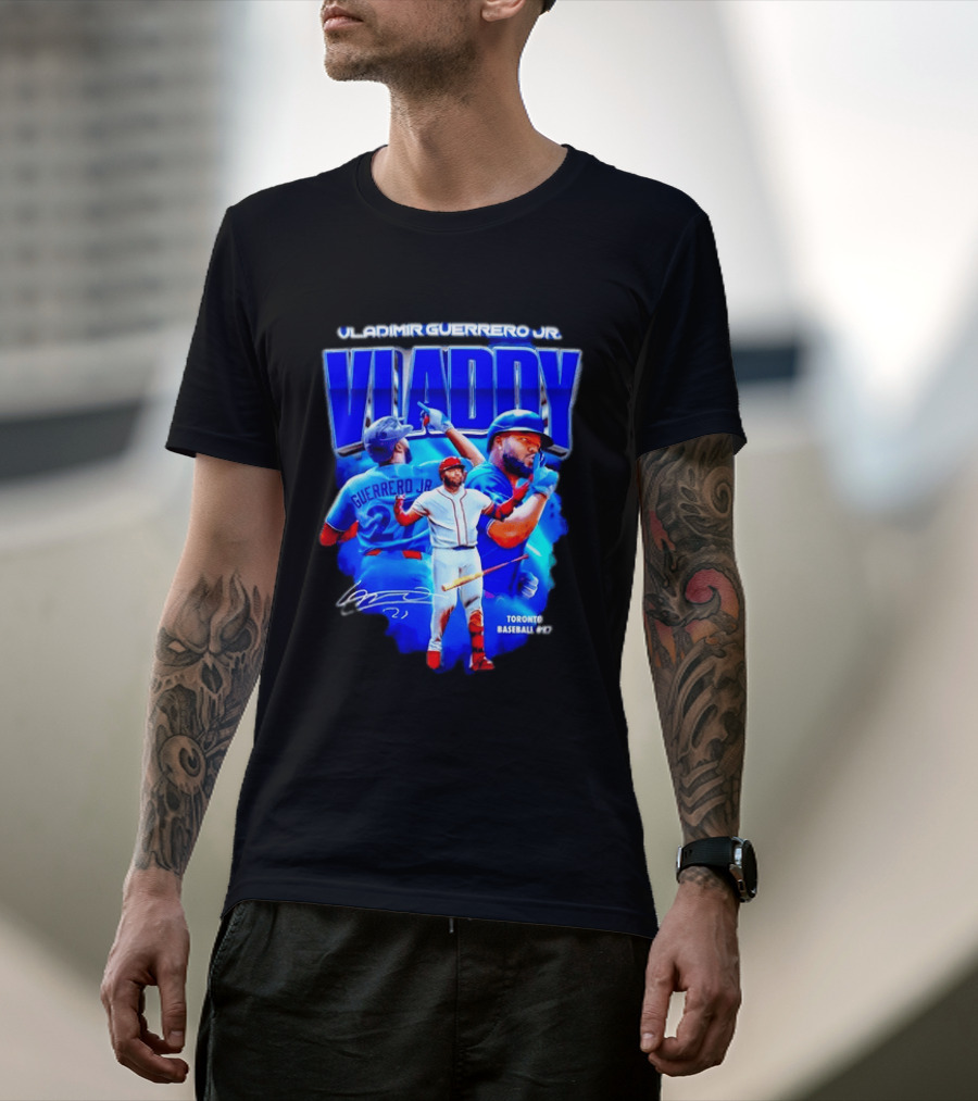 Vladimir Guerrero Jr Vladdy Toronto Blue Jays Baseball 27 T-Shirt