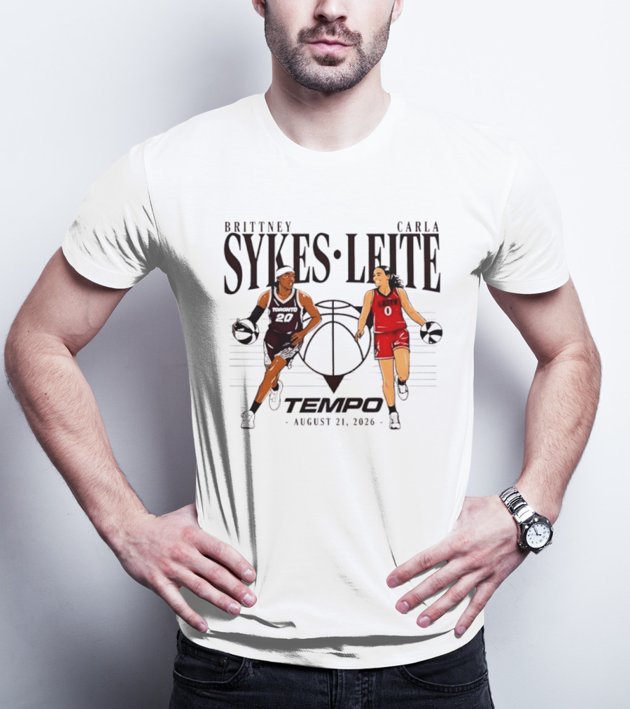 Brittney Sykes Carla Leite Tempo Basketball August 21 2026 T-Shirt