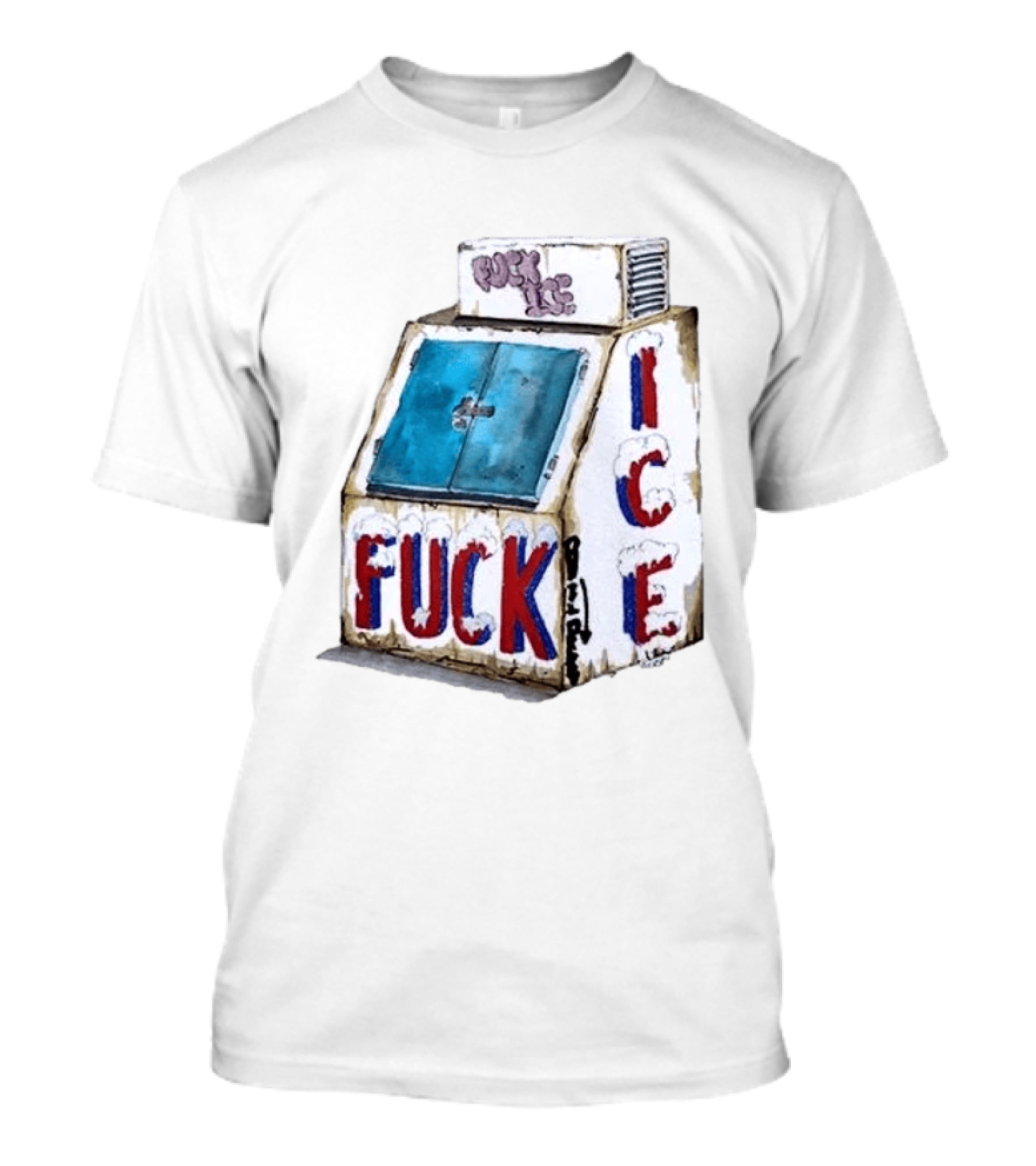Fuck ICE No Human Is Illegal On Stolen Land T-Shirt