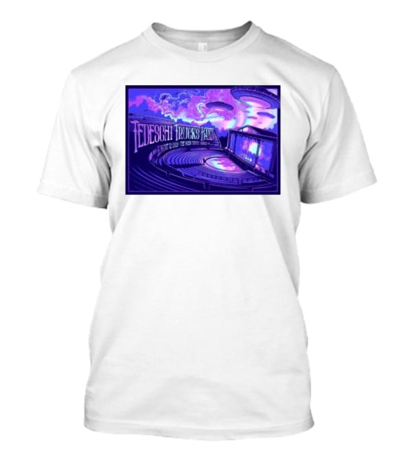 Tedeschi Trucks Band Greek Theatre Berkeley August 12 2026 Concert With UFOs And Neon Lights T-Shirt