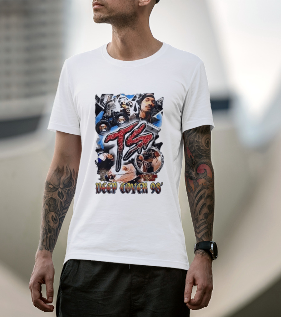 Toney Starks Deep Cover 98 RIP Big Pun 90s Rap Album Mashup T-Shirt